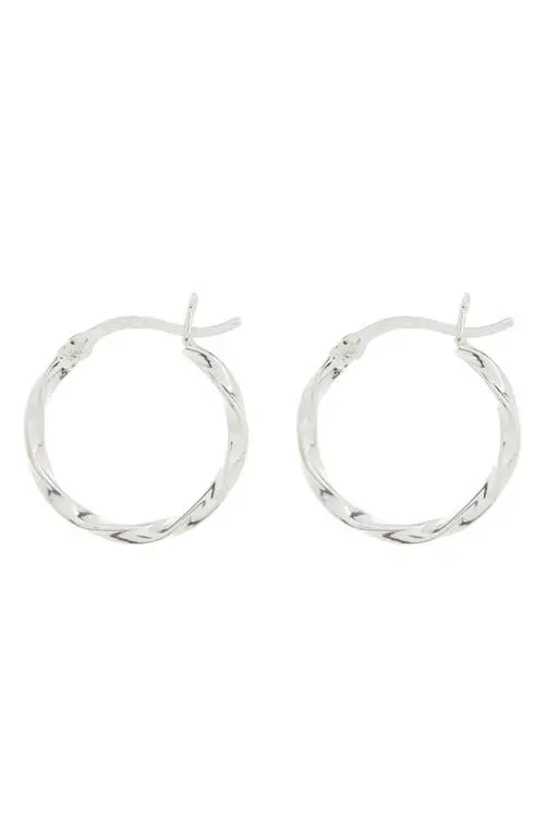 Argento Vivo Twisted Hoop Earrings