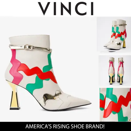 VINCI LEATHER SHOES The Tario Leather Ankle Boot