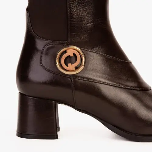 VINCI LEATHER SHOES The Windsor Leather Knee High Boot