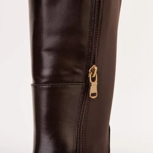 VINCI LEATHER SHOES The Windsor Leather Knee High Boot