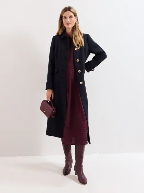 PHASE EIGHT Aurelie Long Sleeve Maxi Coat