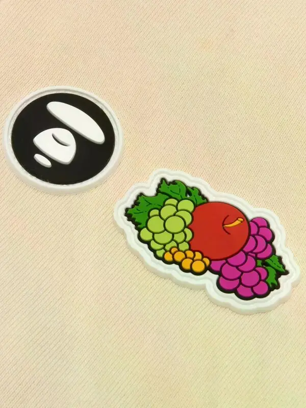 AAPE BY *A BATHING APE X Fruit Of The Loom Moonface-logo Track Shorts