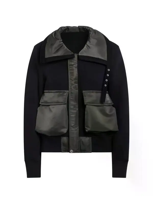 Sacai Panelled Buckled Jacket