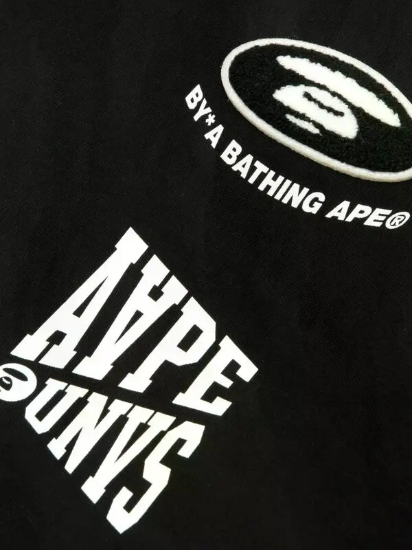 AAPE BY *A BATHING APE Moonface Logo-print T-shirt