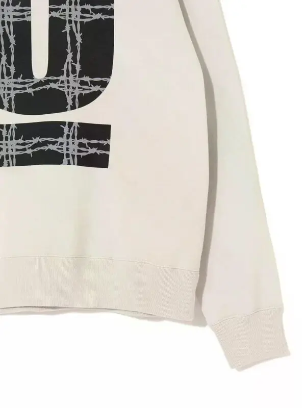 Undercover Logo-print Barbed-wire Sweater