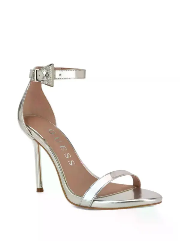 Guess Embellished-buckle Metallic Sandals