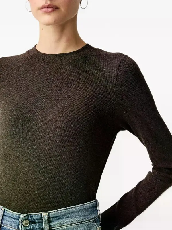 Marc O'polo Ribbed-knit Long-sleeve T-shirt