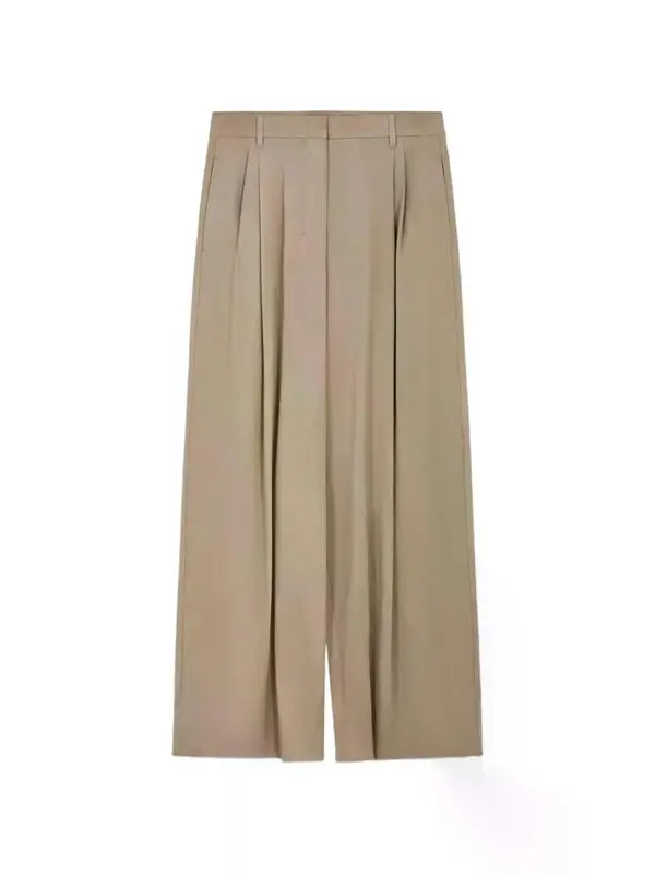 Max Mara Pleated Wide-leg Trousers