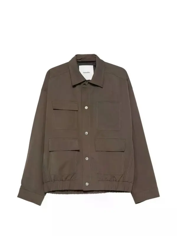 Nanushka Elasticated-hem Pocket-detail Jacket