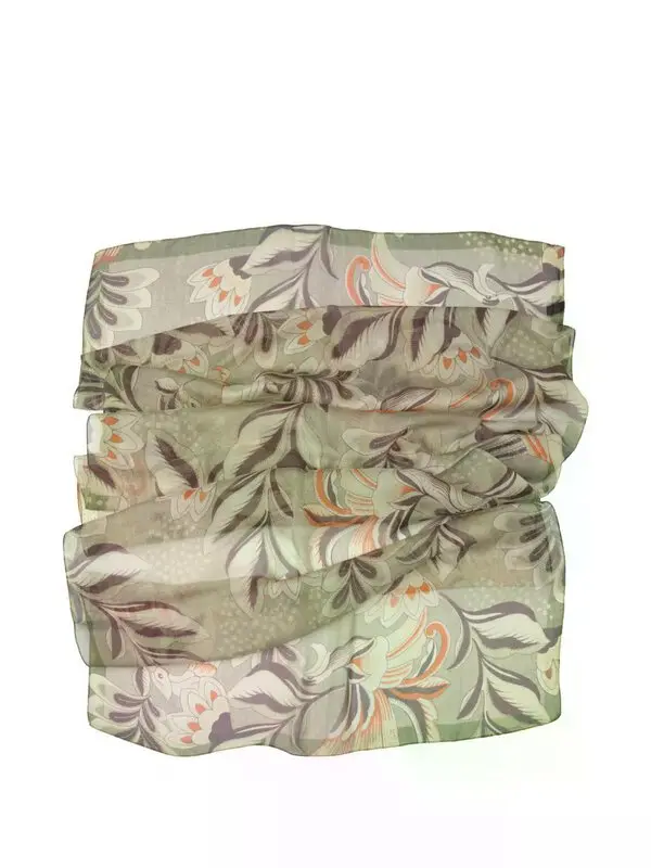 ELIZABETTA Delfina Floral-print Silk Scarf