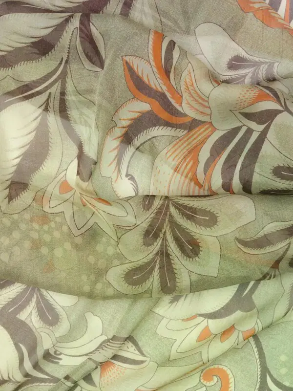 ELIZABETTA Delfina Floral-print Silk Scarf