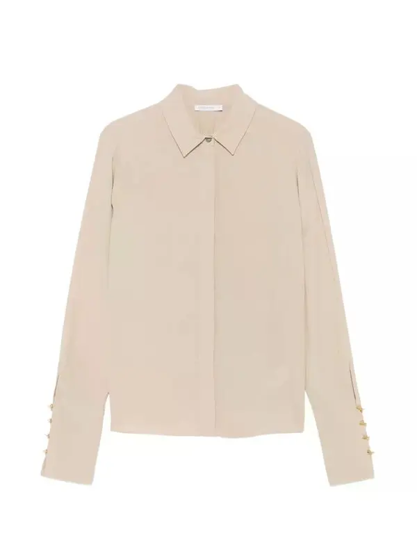 Patrizia Pepe Fly-embellished Long-sleeve Shirt