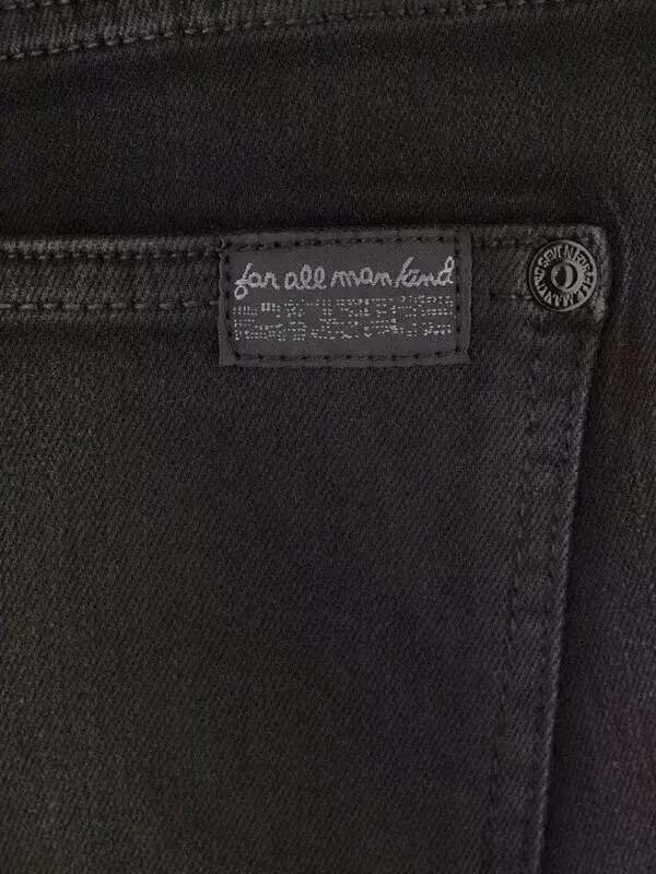 7 For All Mankind The Slim Coated Skinny Jeans