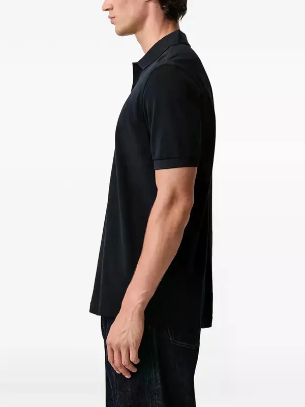 Fred Perry Logo-embroidered Polo Shirt - Black