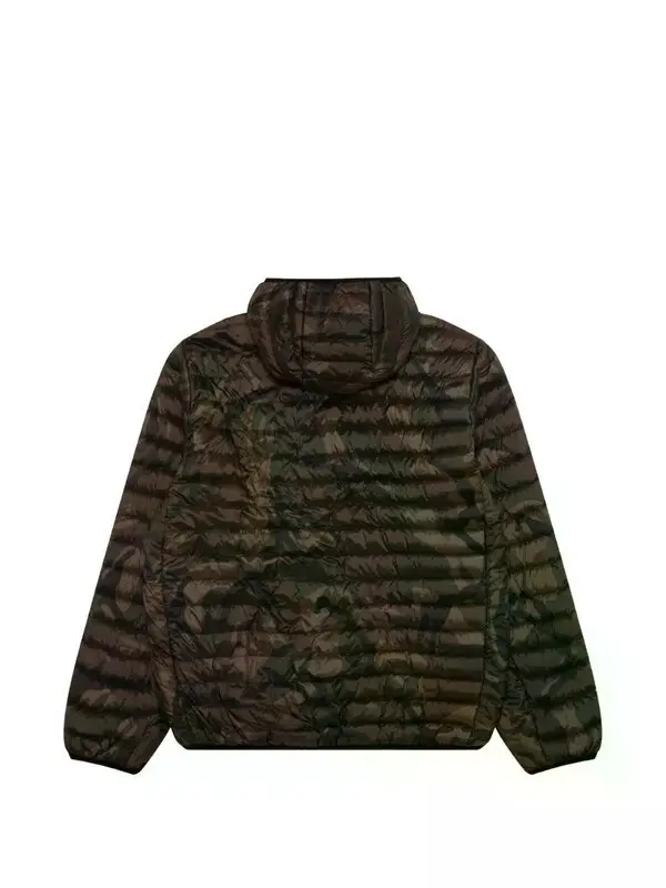 AAPE BY *A BATHING APE Moonface Camo-print Padded Jacket - Blue
