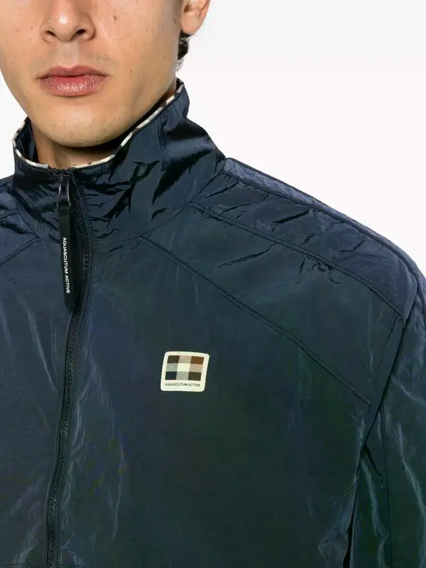 Aquascutum Logo-patch Zip-up Jacket