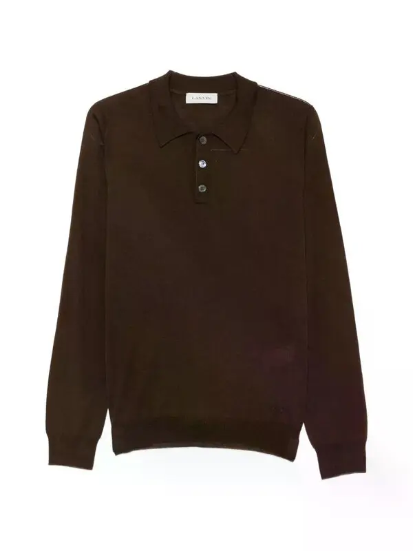 LANVIN Long-sleeve Polo Shirt