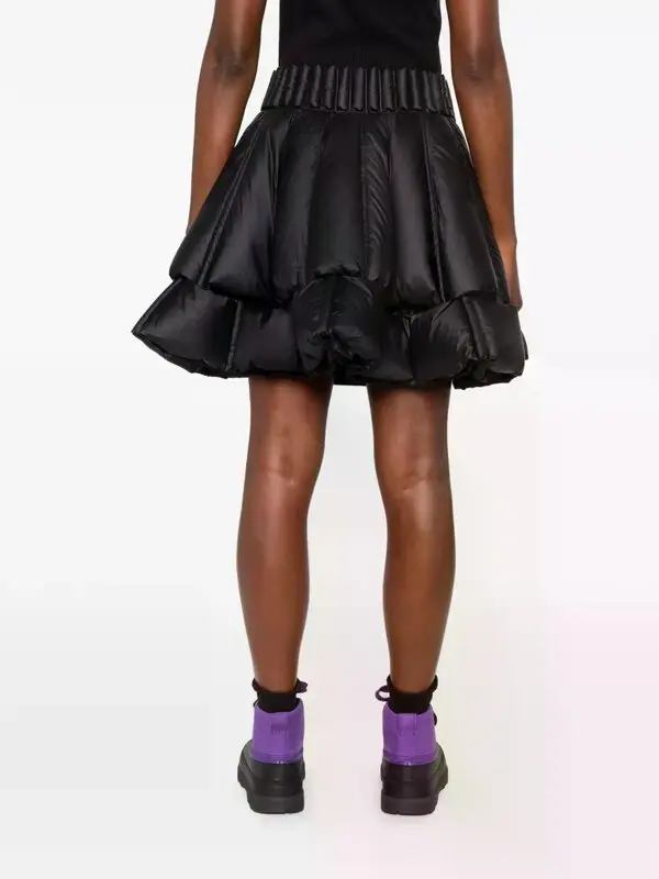 RAXXY Quilted Tiered Mini Skirt