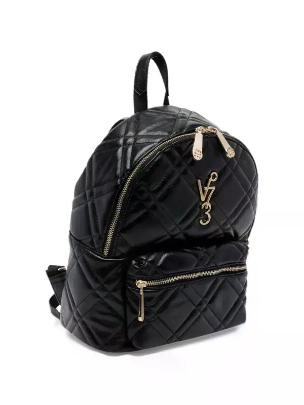 V°73 Diaspro Quilted Backpack - Black