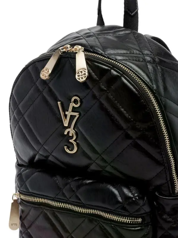 V°73 Diaspro Quilted Backpack - Black