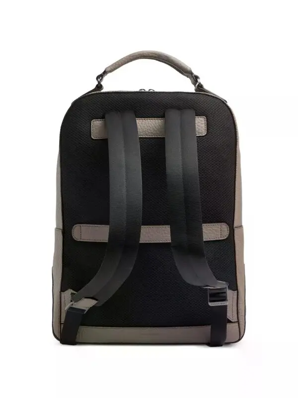 THE BRIDGE Grained Leather Backpack