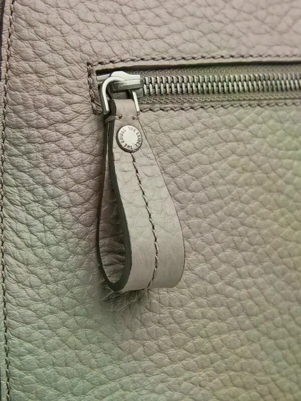 THE BRIDGE Grained Leather Backpack