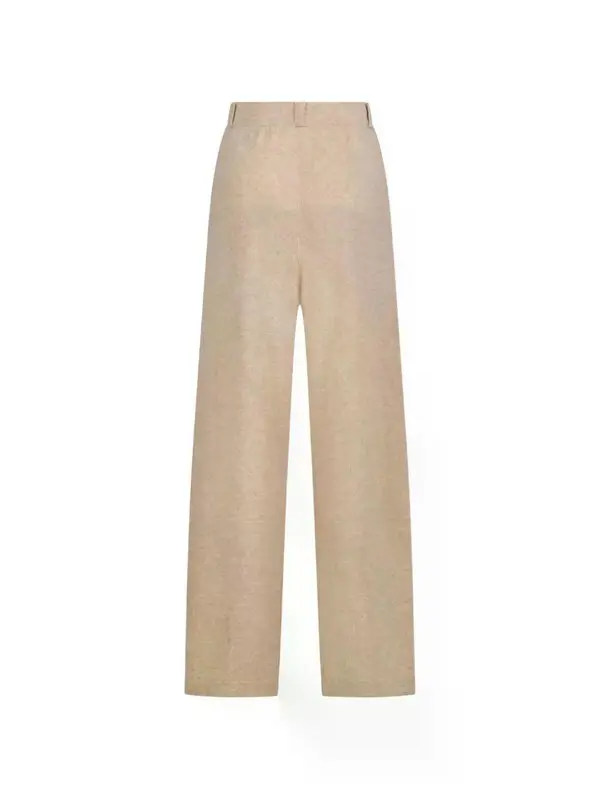 NOTSHY Eliana Wide-leg Cashmere Trousers