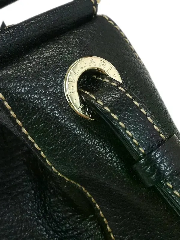 BVLGARI Malta Leather Tote Bag