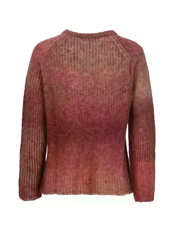 KANGRA Ribbed-knit Raglan-sleeve Sweater