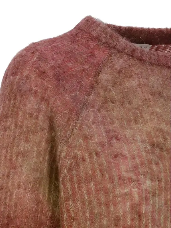KANGRA Ribbed-knit Raglan-sleeve Sweater