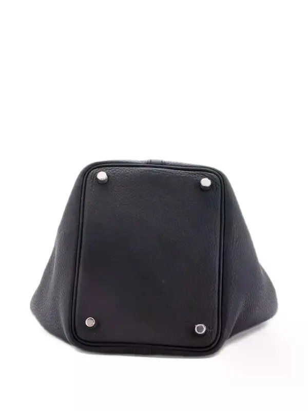 Hermès Picotin Lock Bag Clemence Pm Bucket Bag - Black