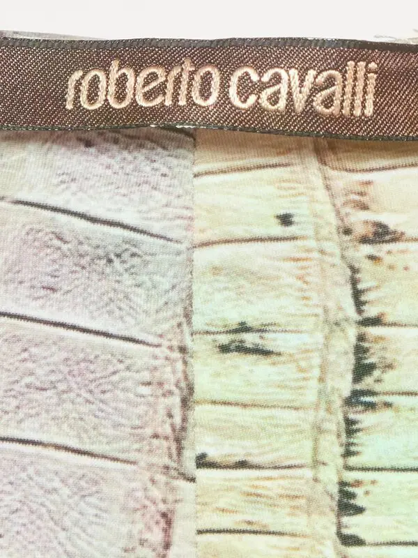 Roberto Cavalli Snake-print Jersey Maxi Skirt