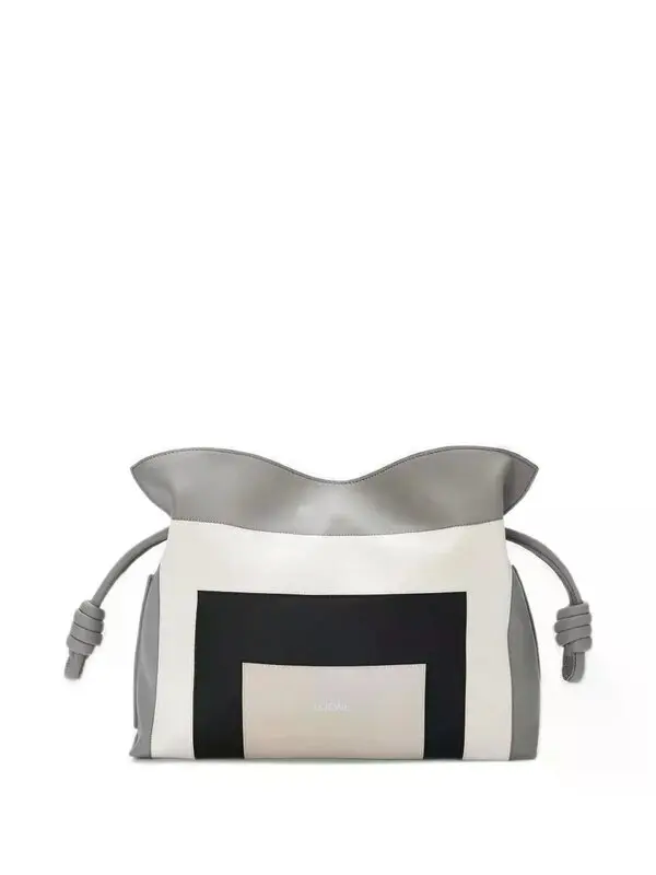 Loewe X Albers Flamenco Leather Shoulder Bag