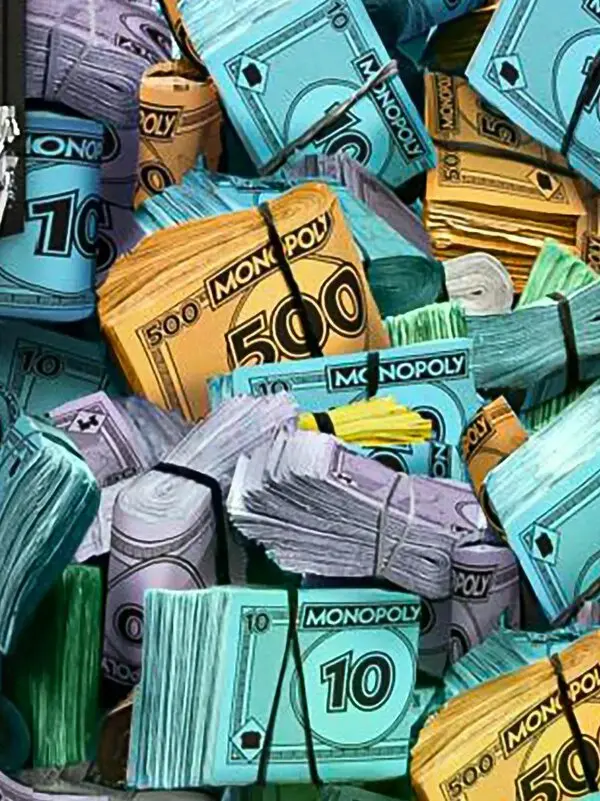 SPRAYGROUND Monopoly Money-print Backpack