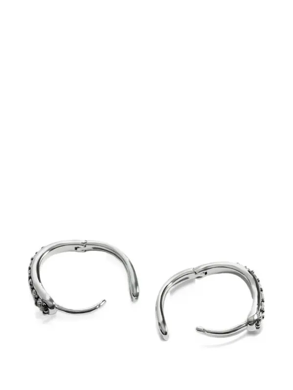 Monica Vinader Small Riva Pavé Diamond Hoop Earrings