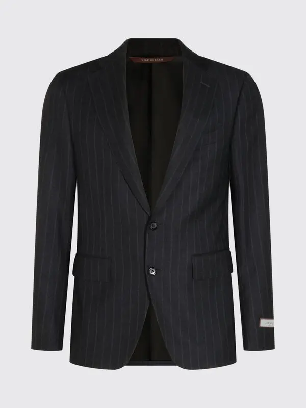 Canali Pinstriped Virgin Wool Single-breasted Suit
