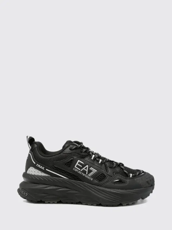 EA7 Low-top Mesh Trainers With Chunky Sole And Printed Logo