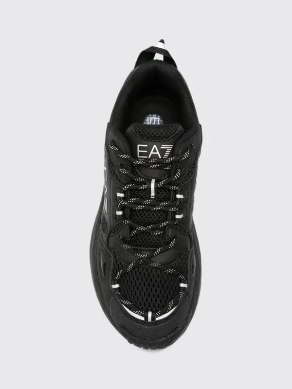 EA7 Low-top Mesh Trainers With Chunky Sole And Printed Logo