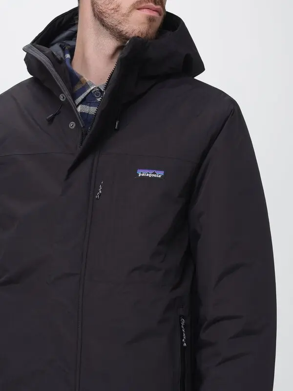 Patagonia Hooded Waterproof Recycled Nylon Parka - Black