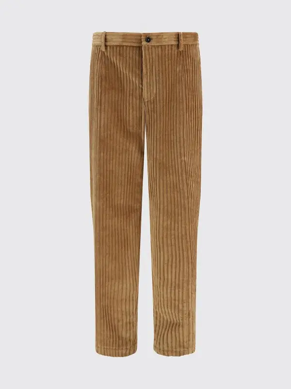 Dolce & Gabbana Straight Fit Corduroy Trousers With A Mid-rise Waist