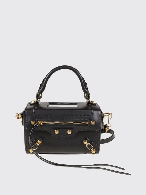 Balenciaga Le City Sleek Box Studded Calfskin Mini Handbag