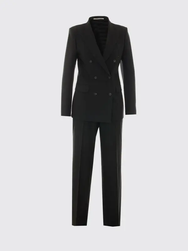 Tagliatore Double-breasted Tailored Suit In Stretch Wool Blend