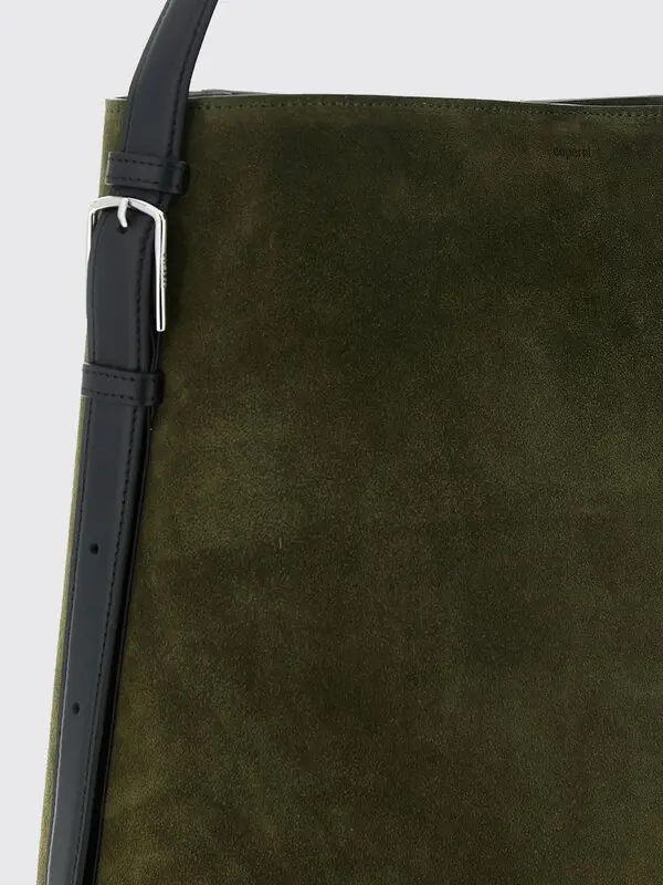 Coperni Flared Cowhide Leather Shoulder Bag With Adjustable Handle
