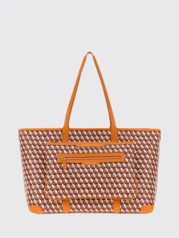 ANYA HINDMARCH I Am A Plastic Bag Coated Cotton Tote Bag With Printed Logo