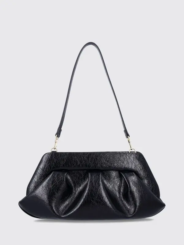 THEMOIRE Bios Wrinkled-effect Vegan Leather Shoulder Bag