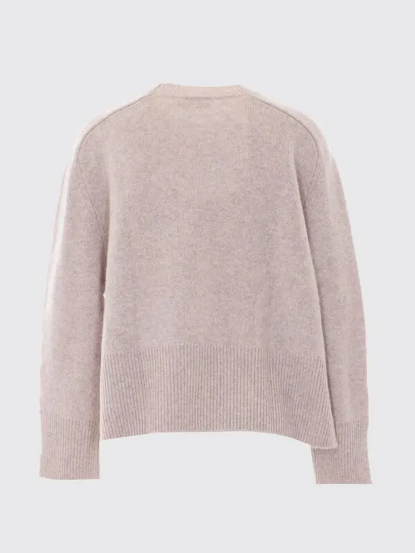 NOTSHY Pure Cashmere Crewneck Jumper With Long Sleeves And Ribbed Trim - Beige