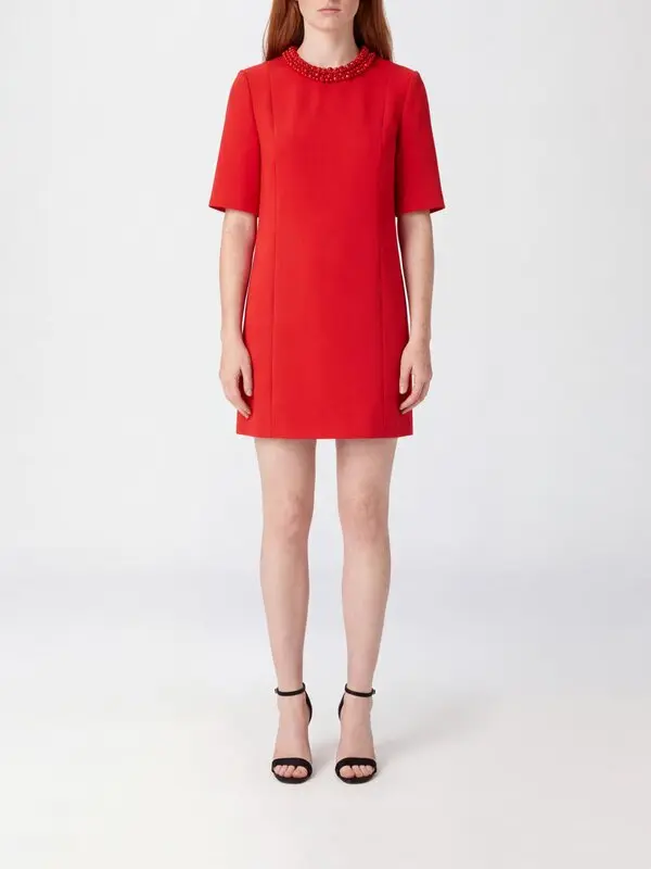 Essentiel Antwerp Bead-embellished Crêpe Mini Sheath Dress