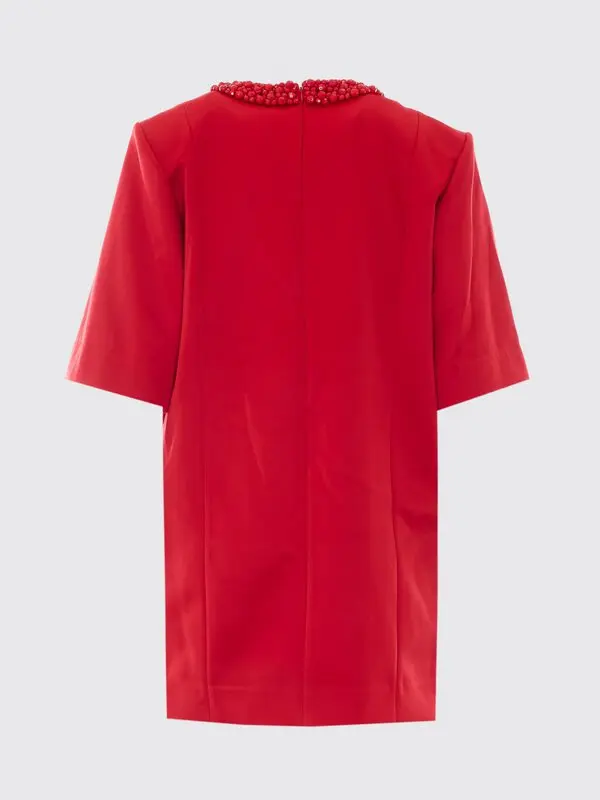 Essentiel Antwerp Bead-embellished Crêpe Mini Sheath Dress