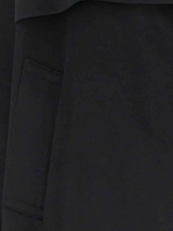 JIL SANDER Long Single-breasted Wool Coat With Concealed Closure