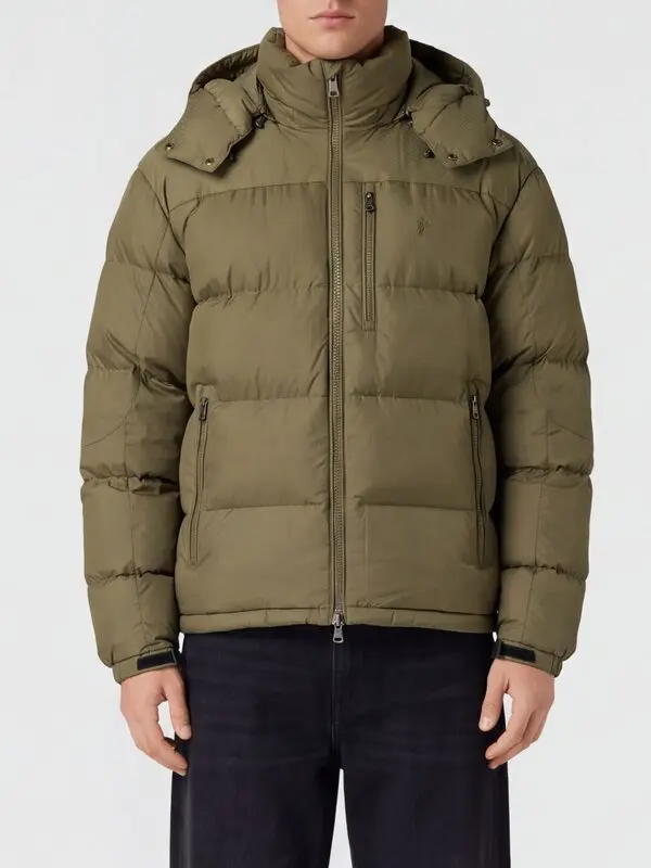 Polo Ralph Lauren Quilted Recycled Polyester Puffer Jacket With Hood - Olive